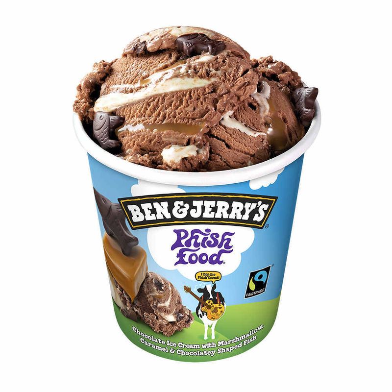 Inghetata Ben & Jerry's cu cacao, caramel si bezele americane, 465 ml ...