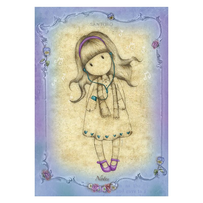 Notebook Gorjuss A4, 128 de file, 80 g coperta, 1.5 mm d/m | Pret ...