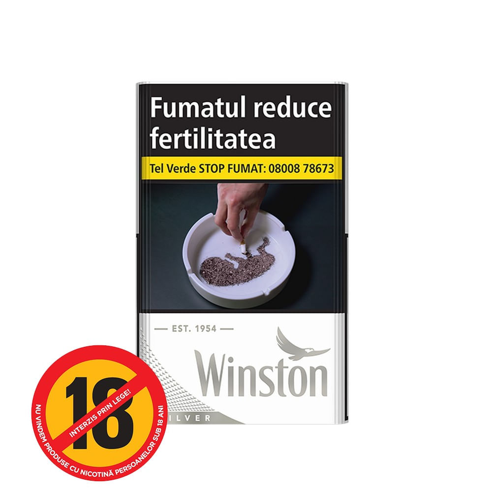 Tigari Winston Silver | Pret avantajos - Auchan.ro