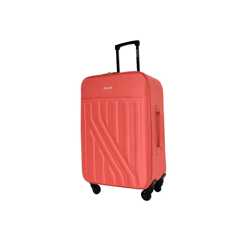 Troler Airport, 4 roti, 70 cm, roz | Pret avantajos - Auchan.ro