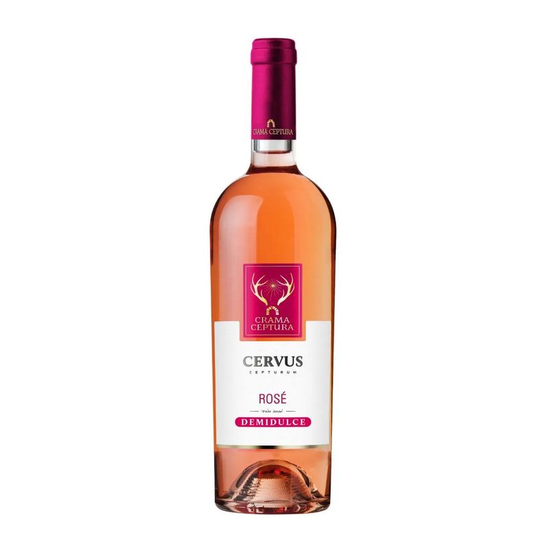 Cervus Cepturum | Vin roze demidulce Cervus Cepturum, 12.5% alcool, 0. ...
