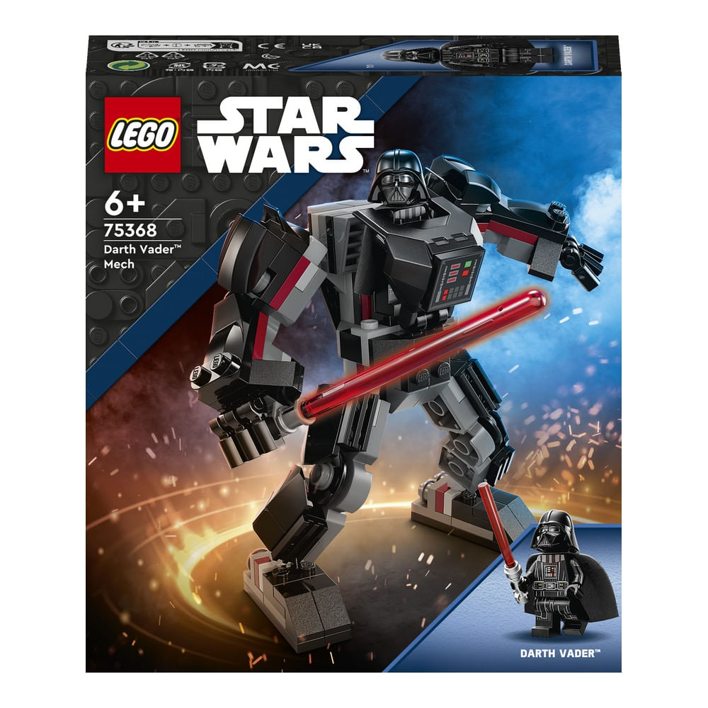 LEGO Star Wars - Robot Darth Vader 75368, 139 piese | Pret avantajos ...