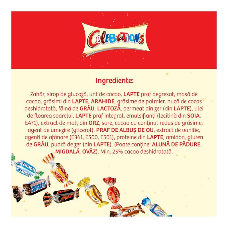 Celebrations | Cutie bomboane de ciocolata Celebrations Flatpack Bradut ...