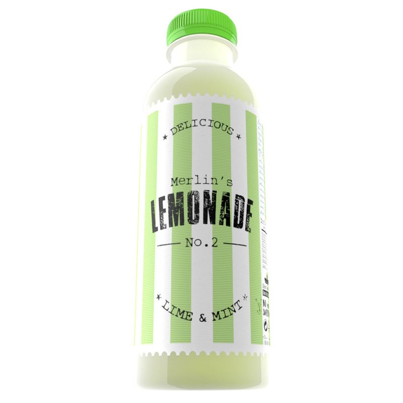 Bautura necarbogazoasa Merlin's Lemonade no.2 Lime & Mint, 0.6 l | Pret ...