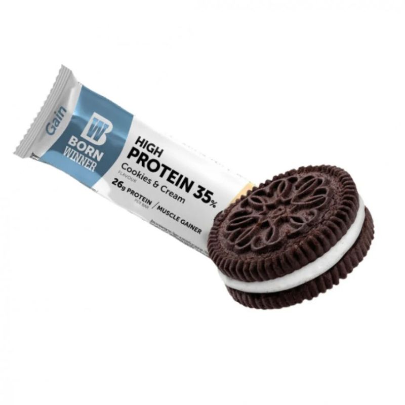 Born Winner | Baton Born Winner Cookies & Cream, 75 g Auchan Online