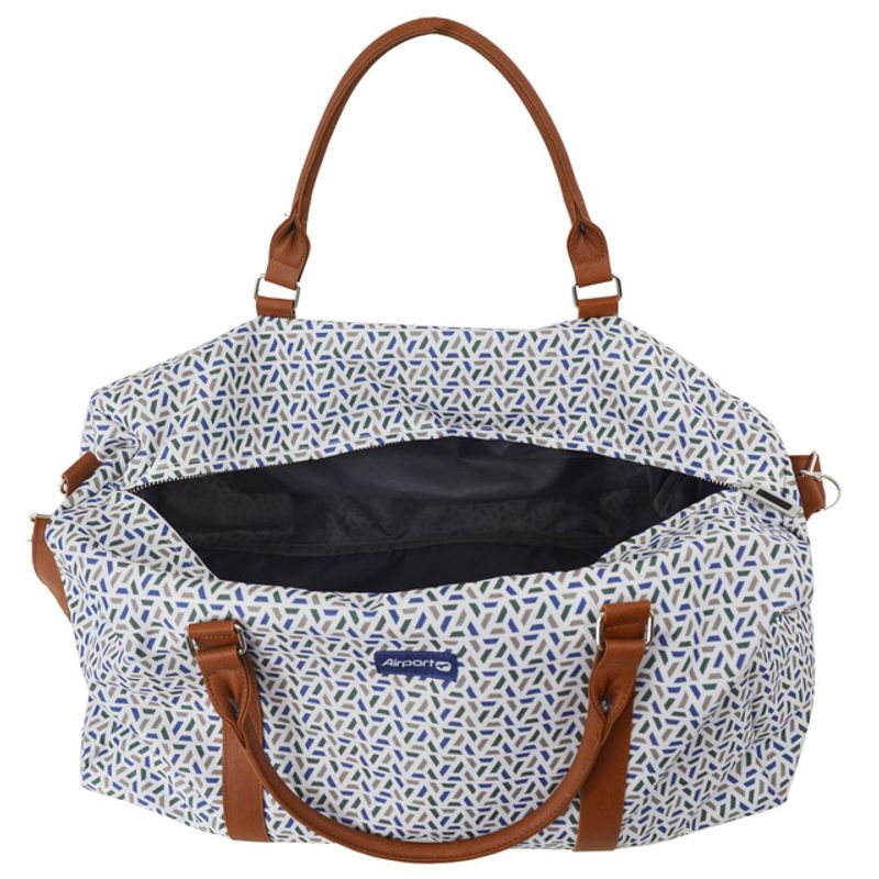 Geanta de calatorie Airport, 48x23x29 cm, albastru-gri | Pret avantajos ...