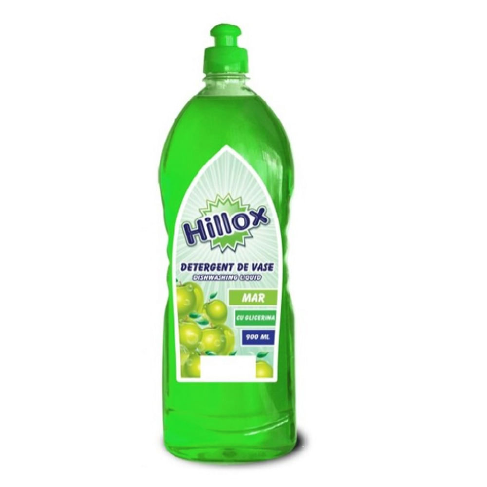Detergent pentru vase Hillox, parfum de mar, 900 ml | Pret avantajos ...
