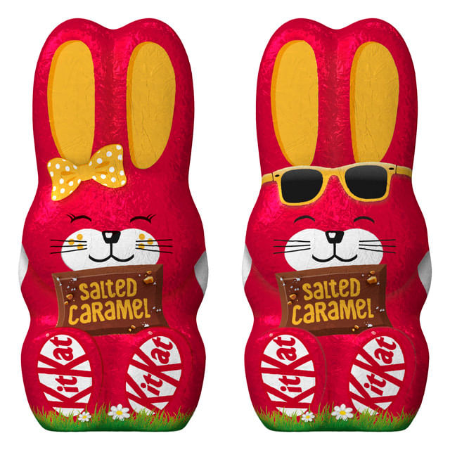 Figurina iepuras de ciocolata cu caramel sarat KitKat, 85 g | Pret ...