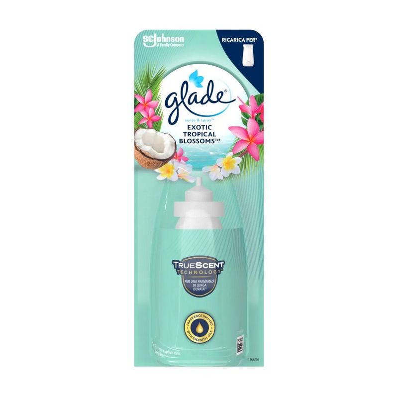 Rezerva odorizant de camera Glade Sense & Spray Tropical Blossoms, 18 ml | Pret avantajos ...
