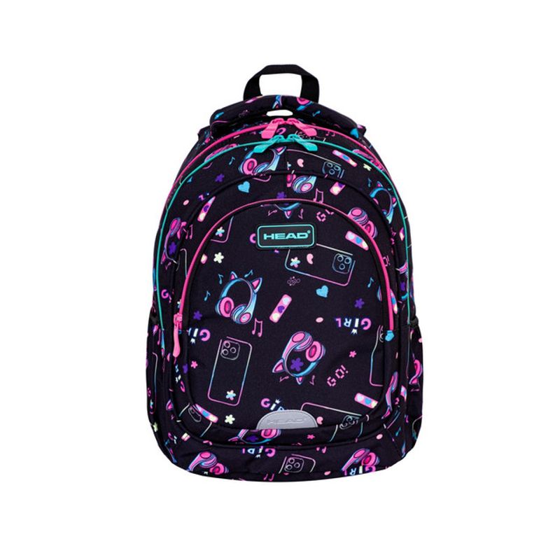 Ghiozdan scoala primara Head, 3 compartimente, 39 x 28 x 15 cm, model ...