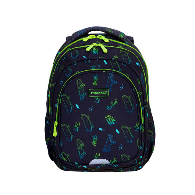 Ghiozdan adolescenti Head, 3 compartimente, 45 x 30 x 19 cm, model ...