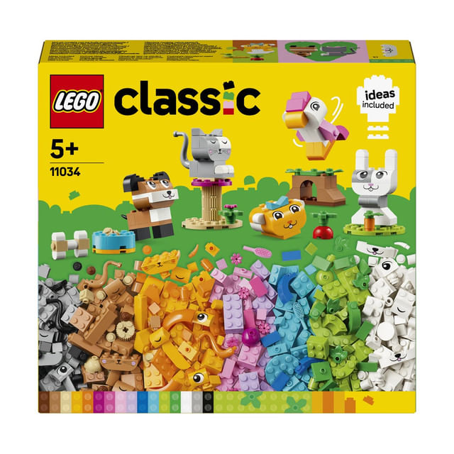 LEGO Classic - Animalute creative 11034, 450 piese | Pret avantajos ...