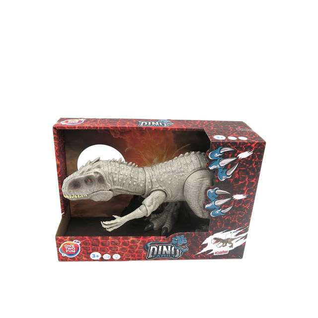 Figurina Dinozaur One Two Fun, cu lumini si sunete, 46 cm | Pret ...